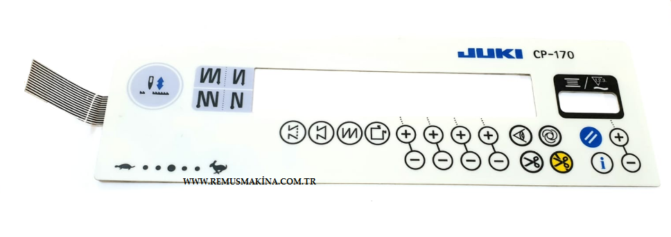 JUKI EKRAN PANEL ETİKET CP-170 (50021) | remusmakina.com.tr